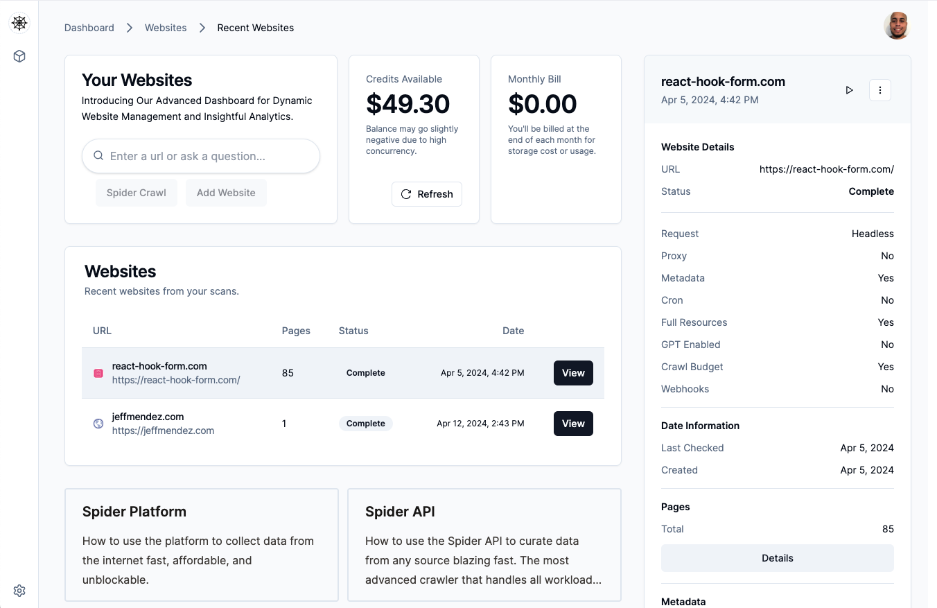 Proxy Mode - Spider Proxy